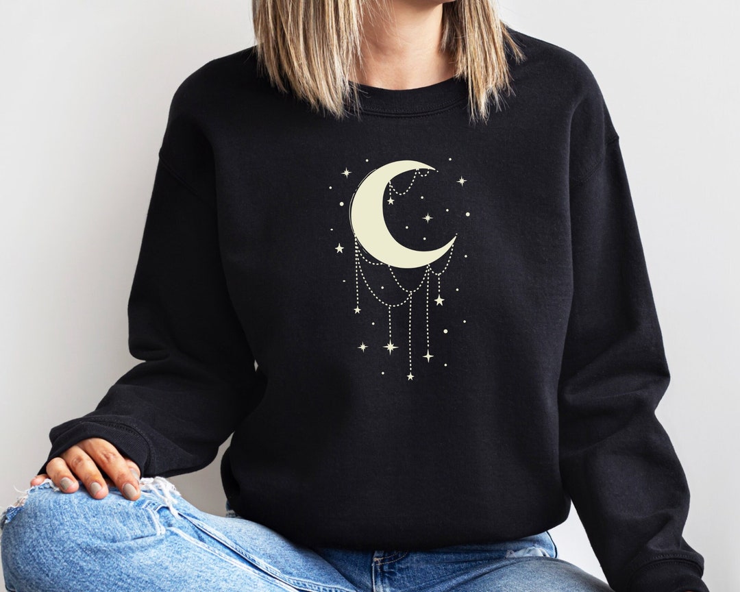 Moon Sweatshirt, Just a Phase Moon Sweatshirt, Moon Sweater Unisex ...