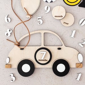 Car Milestone | Race Car Milestones | Baby Milestone Set | Baby Boy ...