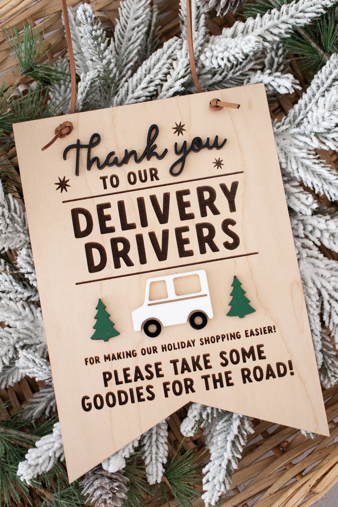 Delivery Driver Sign | Delivery Sign | Delivery Driver Snack Sign ...