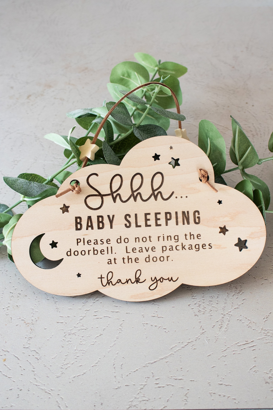 Baby Sleeping Sign | Do Not Disturb Sign | Door Sign | Sleeping Baby ...