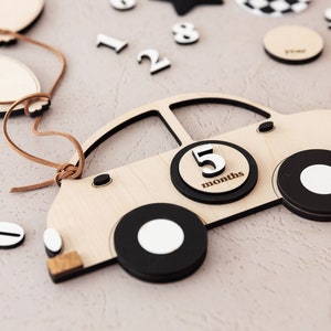 Car Milestone | Race Car Milestones | Baby Milestone Set | Baby Boy ...