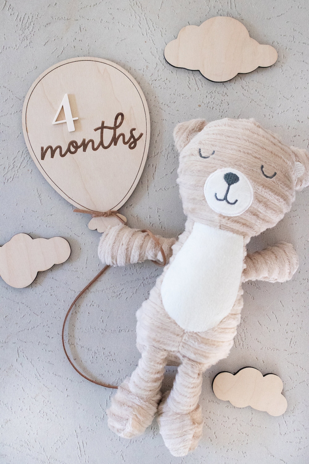 Balloon Milestone Markers | Monthly Marker | Birth Announcement ...
