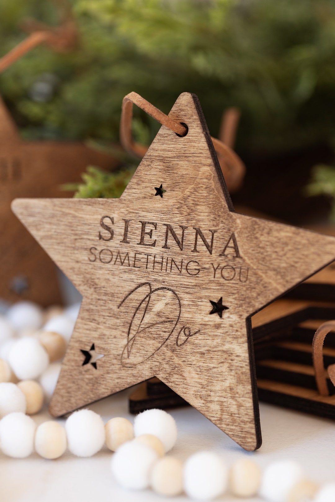 SET OF 8 Holiday Tags | Christmas Gift Tags | Something You | Wooden ...