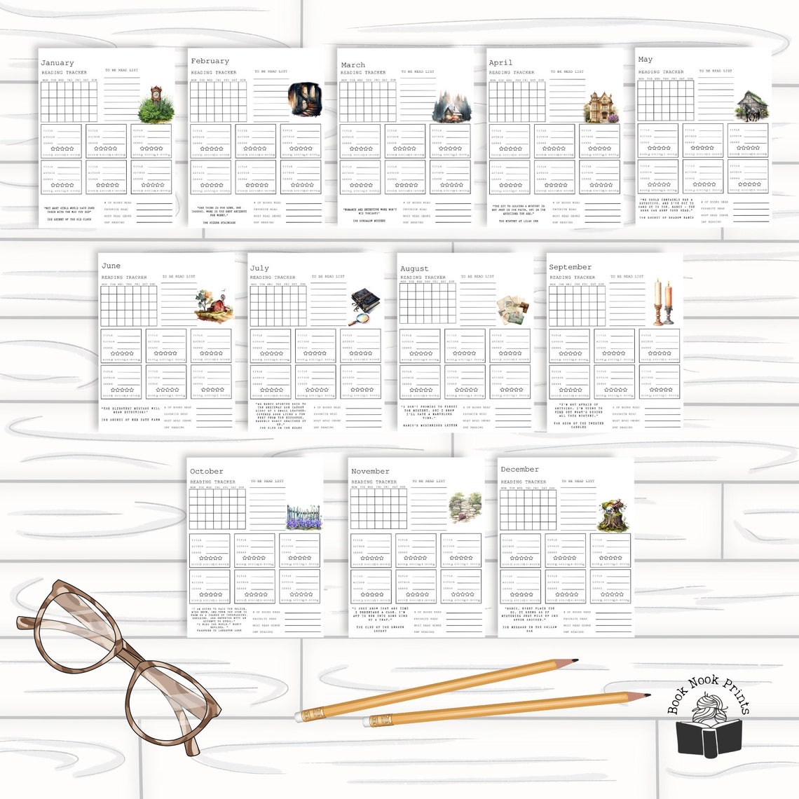 Nancy Drew Reading Journal Printable Digital Download PDF Reading ...