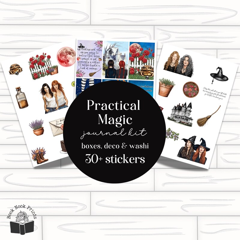 Practical Magic Stickers - Etsy