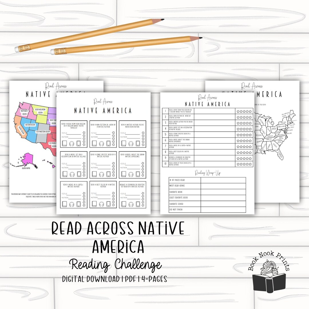 Read Across Native America Printable Reading Challenge | PDF | Digital ...