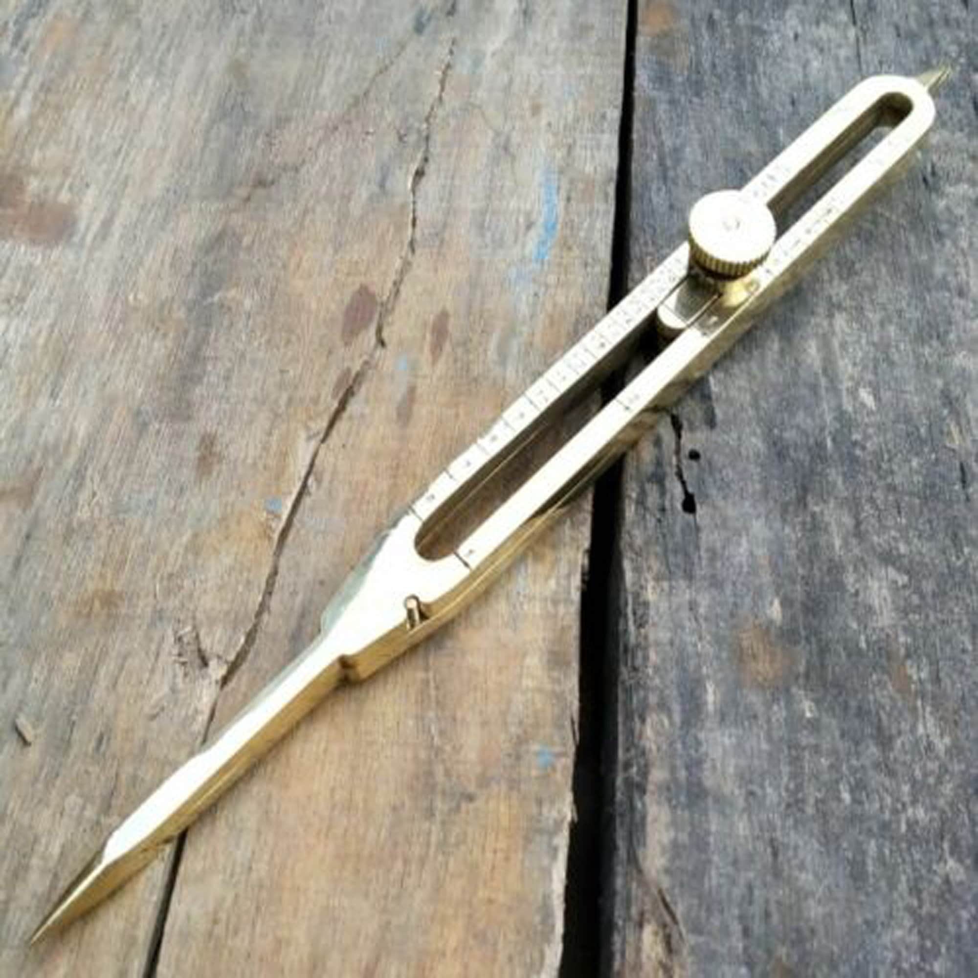9 Proportional Divider Brass Drafting Tool Scientific Compass Engineer ...