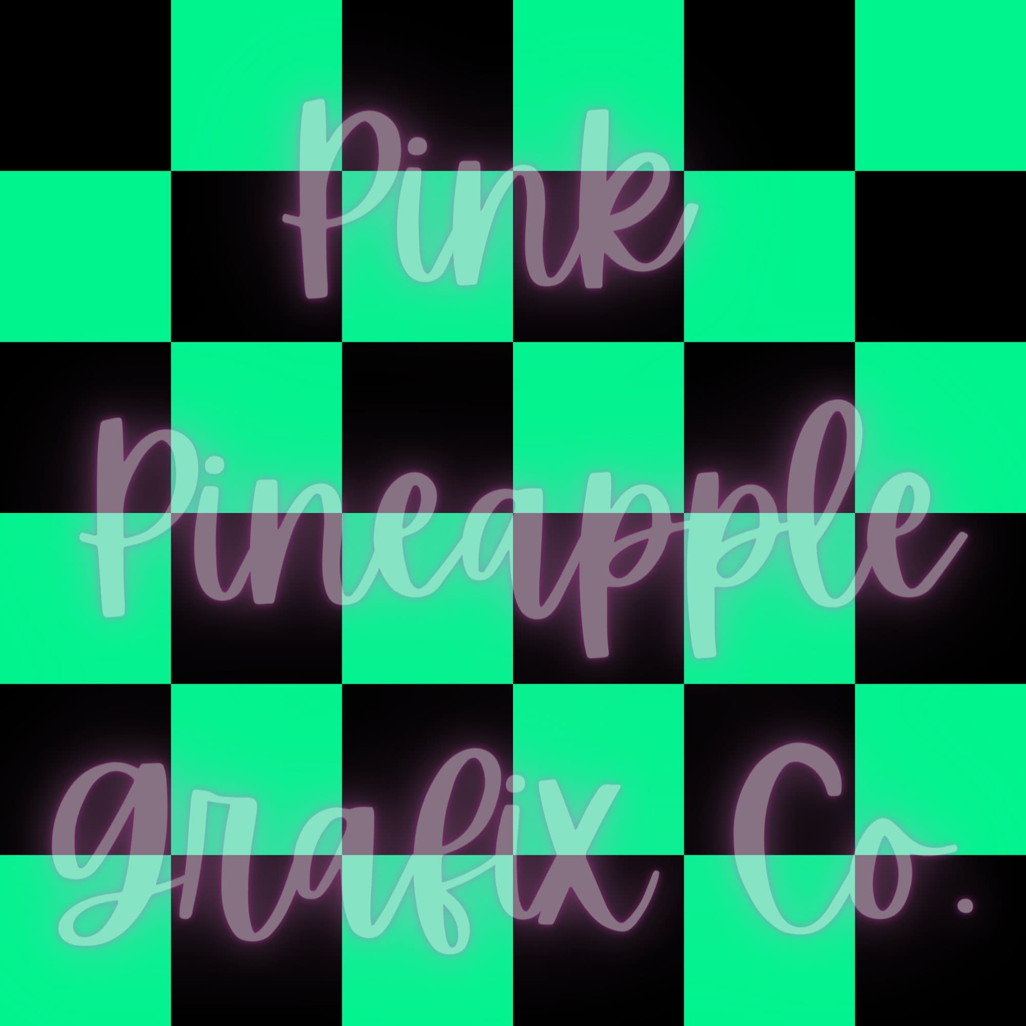Neon Green and Black Checkers Pattern Digital Seamless File - Etsy