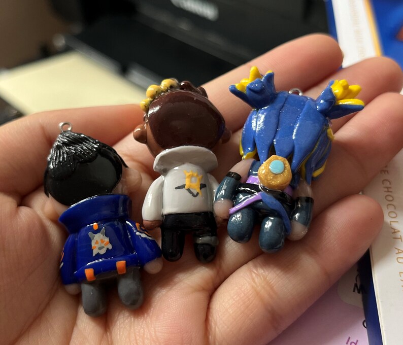 Valorant Agents Neon Phoenix Yoru Polymer Clay Charms | Etsy