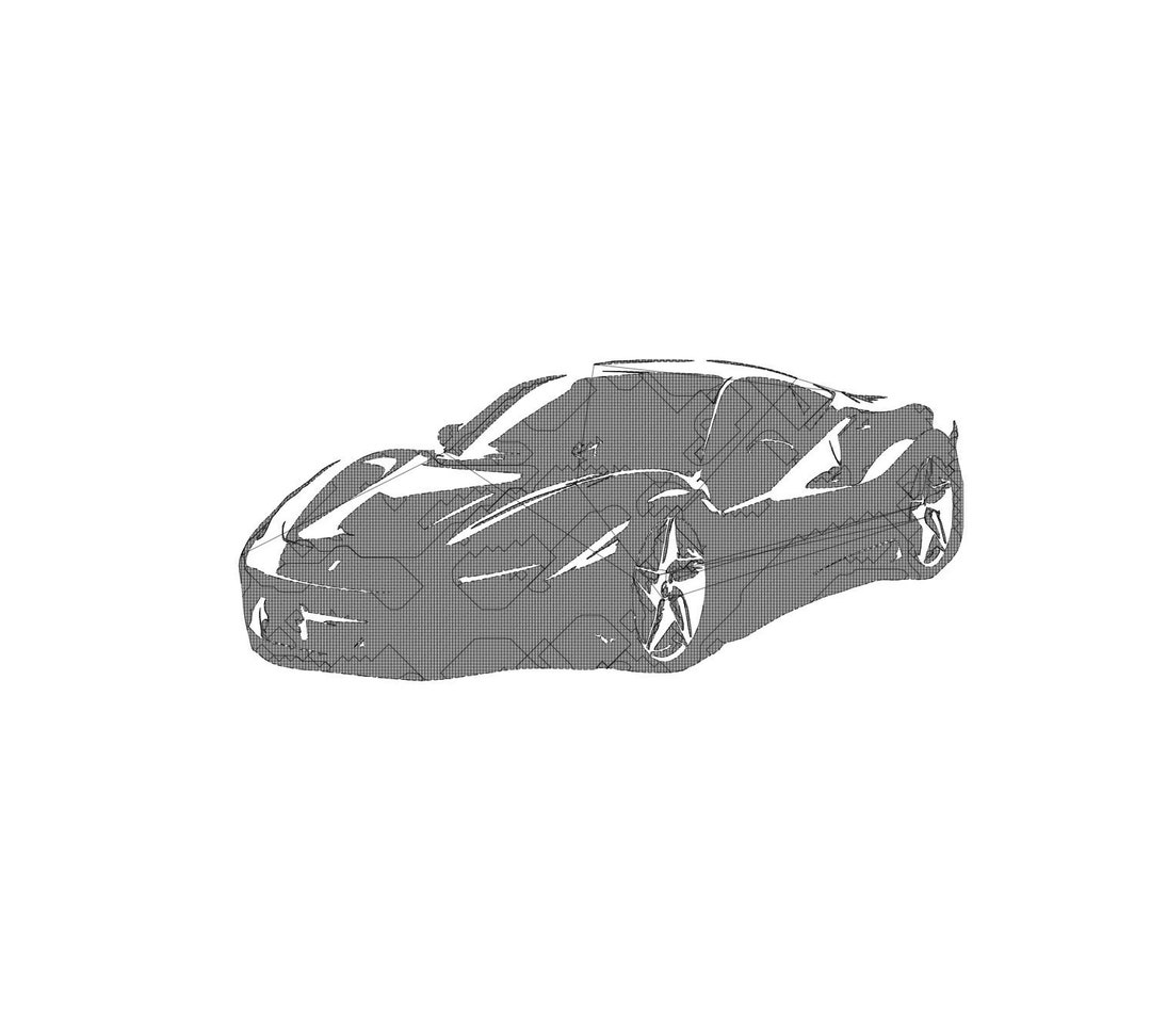 Ferrari Embroidery Digital File Pattern Easy Download: Pes Pec - Etsy