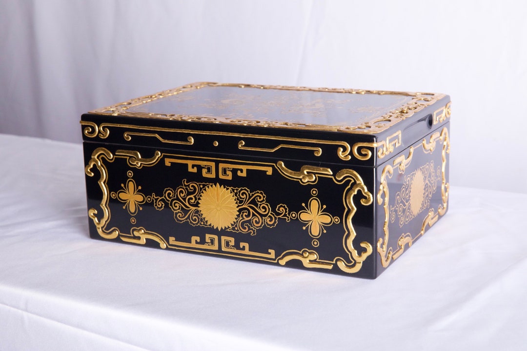 Chinese Lacquer Thread Sculpture Cigar Box/luxury Cigar Box/pattern ...