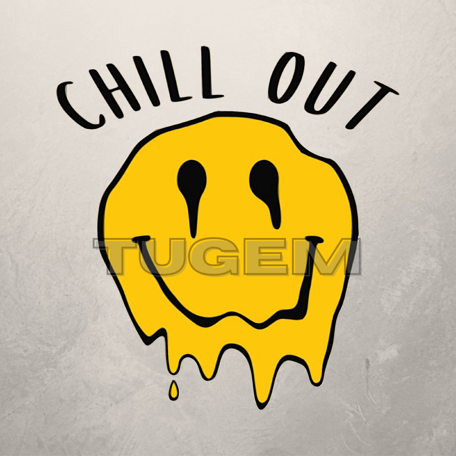 Smiling Face Svg Cut File for Cricut Chill Out Smiley Face - Etsy