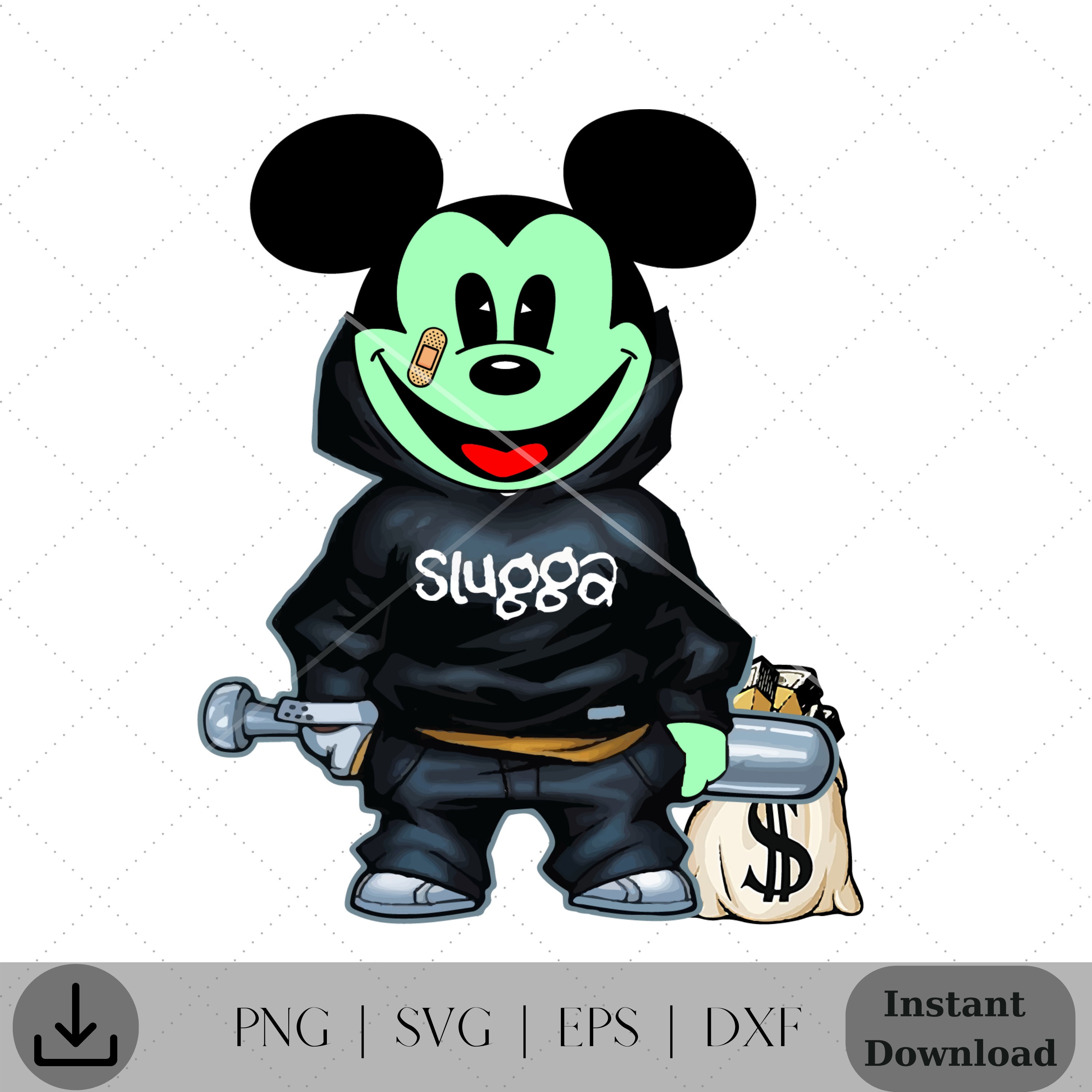 Thug Mickey Mouse Drawing
