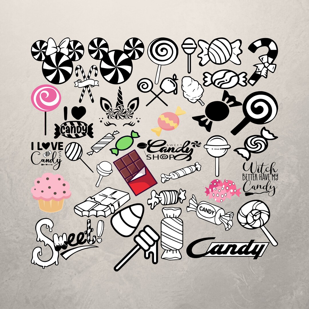 Candy Svg Bundle Lollipop Svg Sweet Treats Svg File for - Etsy Australia
