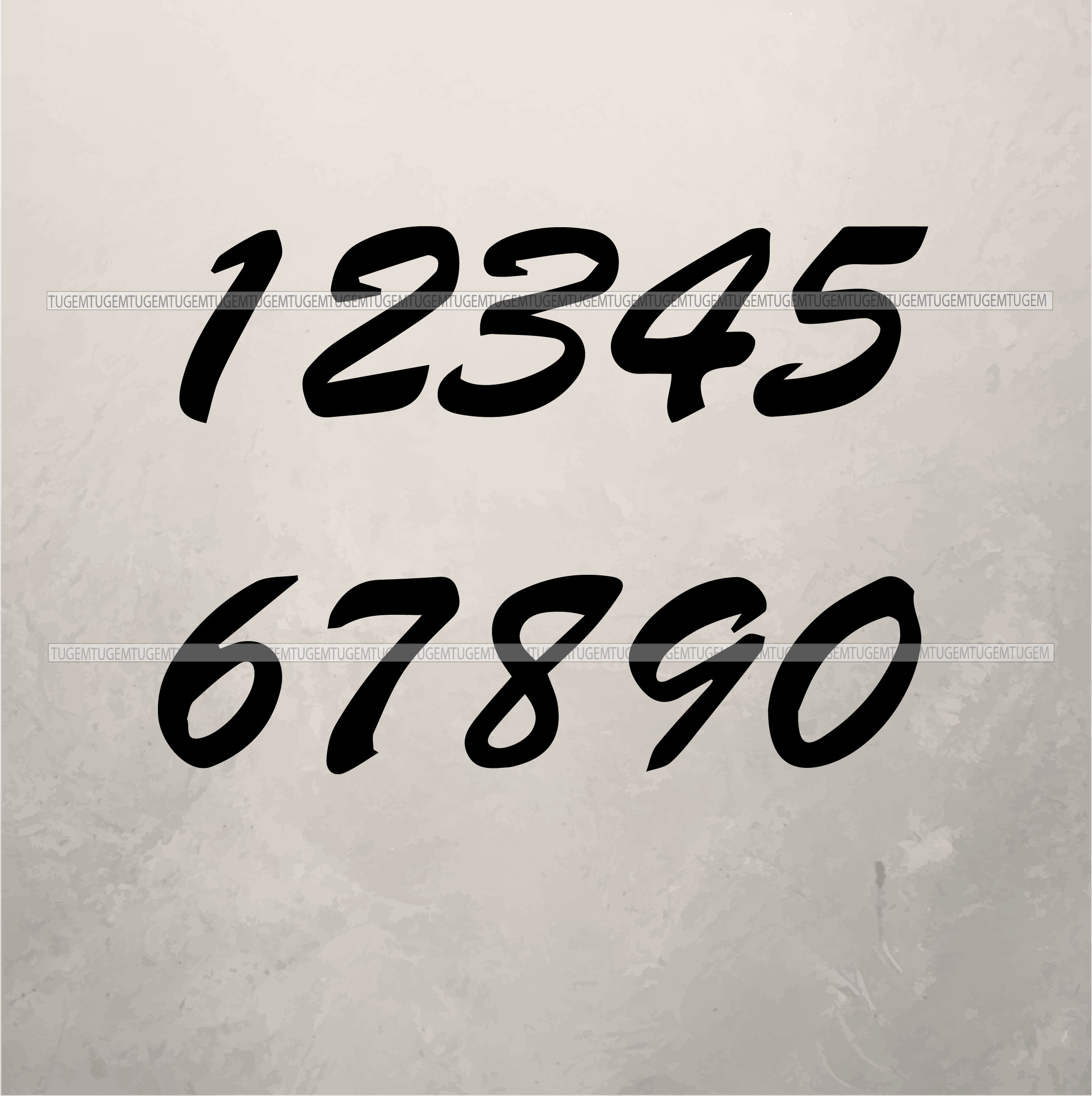 Fancy Number Designs