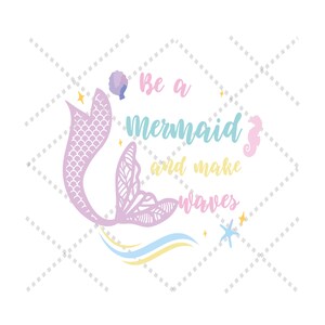 Mermaid Tale Svg Bundle Mermaid Tale Monogram Svg Be a - Etsy