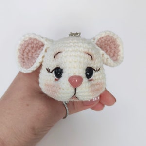 Amigurumi Mice Keycahin PATTERN, Crochet Mice Xmas Tree Decor, Crochet ...