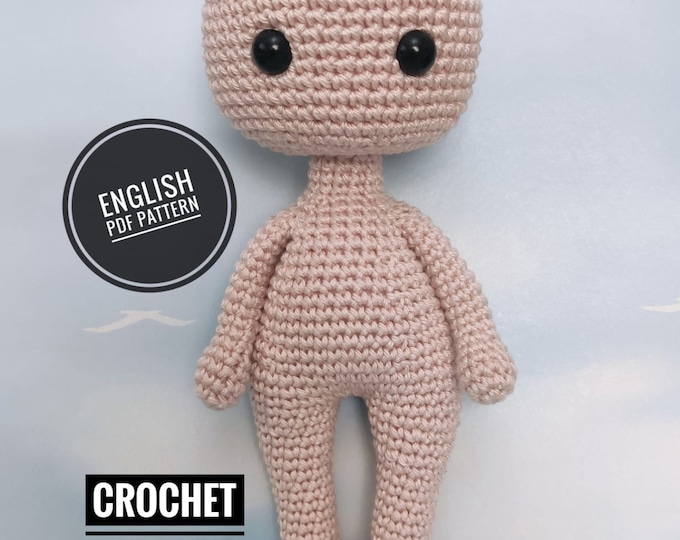 Square-head Chibi Amigurumi Body Base - Etsy Canada