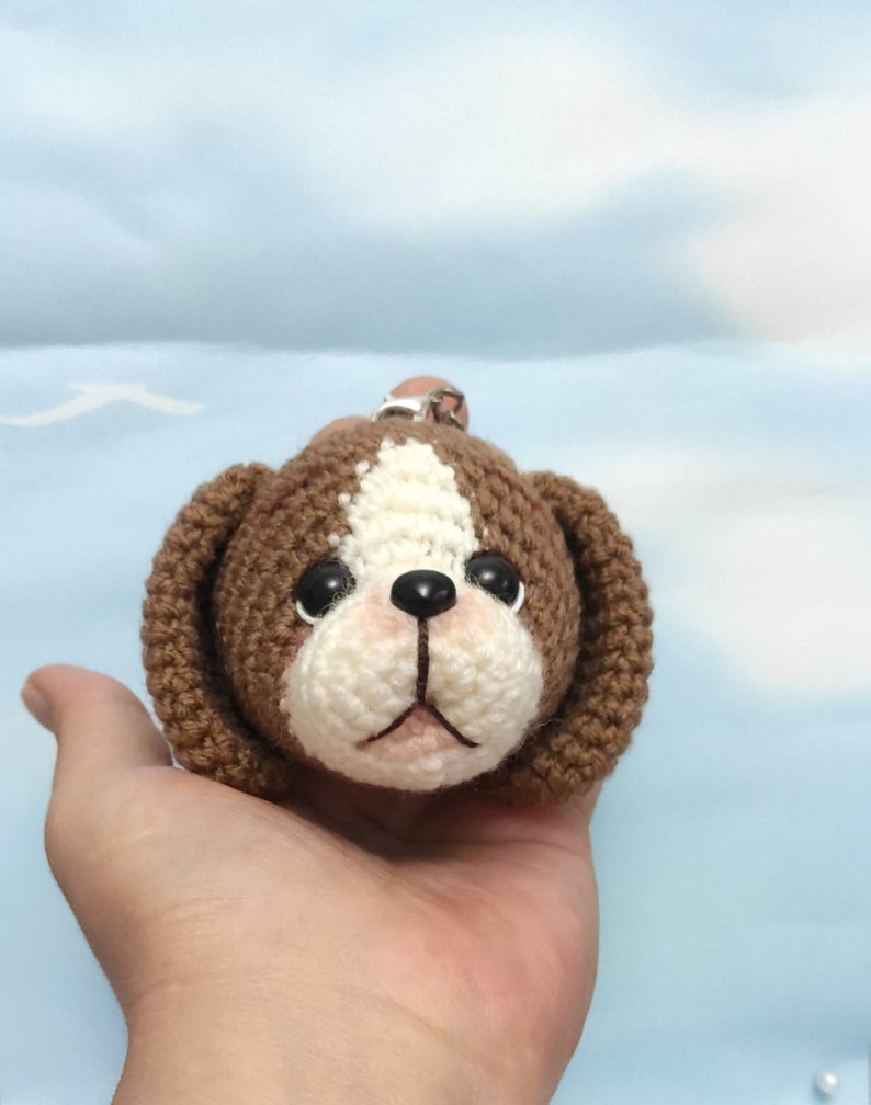 Amigurumi Dog Keycahin PATTERN, Crochet Dog Xmas Tree Decor, Crochet ...