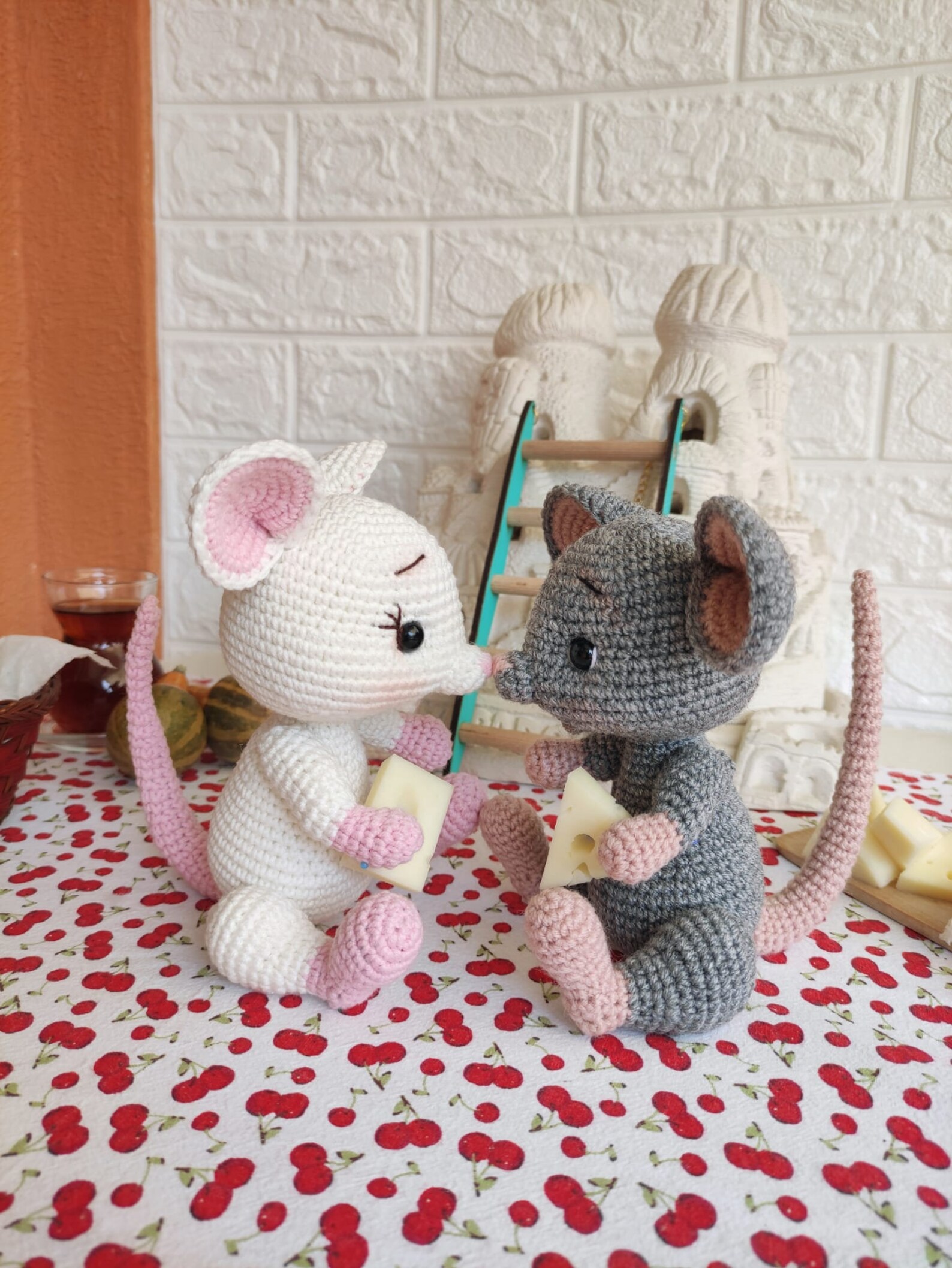 Crochet Mouse Pattern: Remy and Mia Amigurumi Mice (english PDF Pattern ...