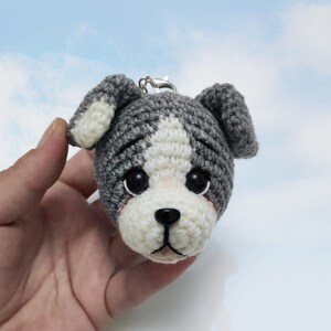 Amigurumi Dog Keycahin PATTERN, Crochet Dog Xmas Tree Decor, Crochet ...