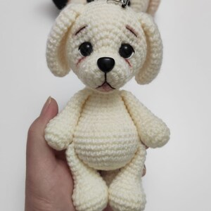 Only Body Pattern, Body Matching Dog Keychain Head Pattern, Crochet ...