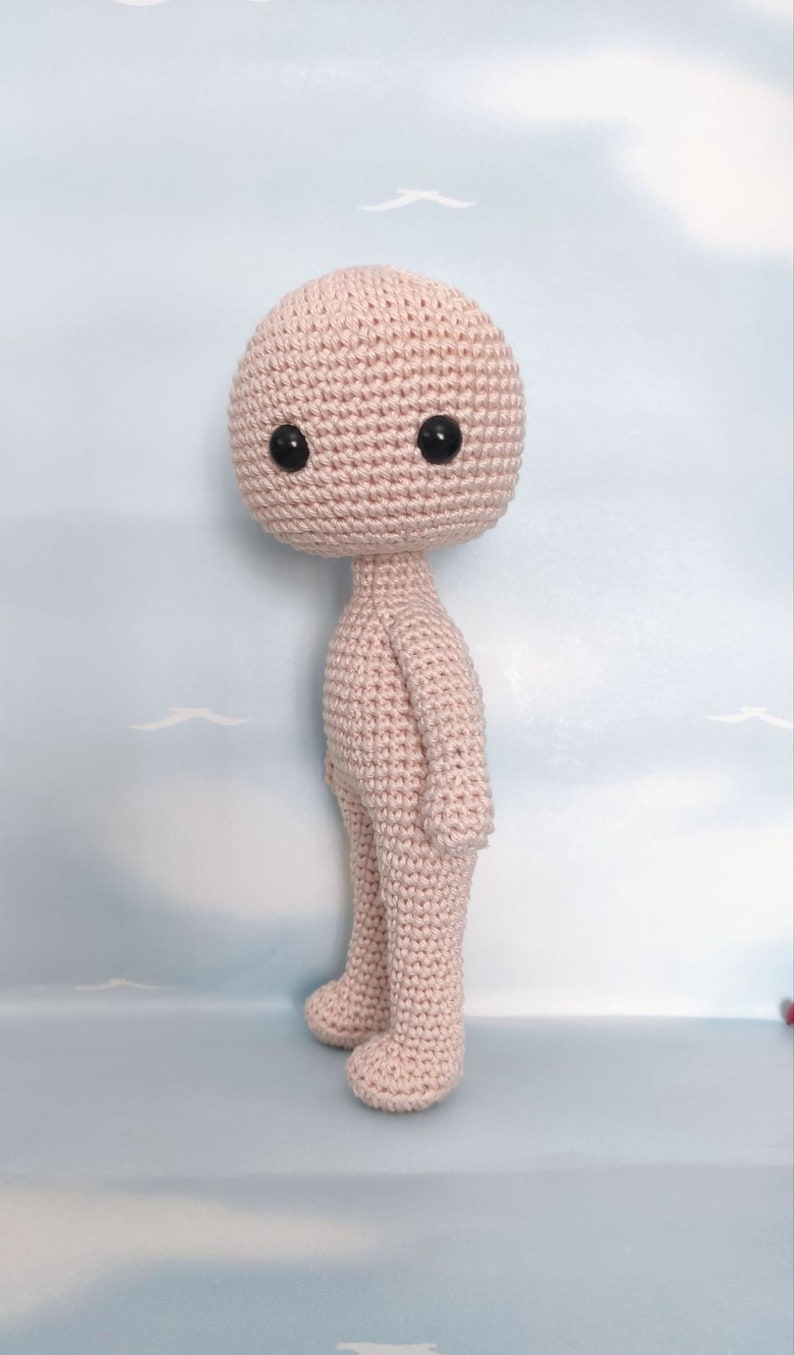 Crochet Doll Base Pattern, Amigurumi Body DIY (english PDF Pattern) - Etsy