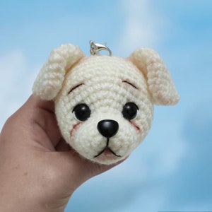 Amigurumi Dog Keycahin PATTERN, Crochet Dog Xmas Tree Decor, Crochet ...