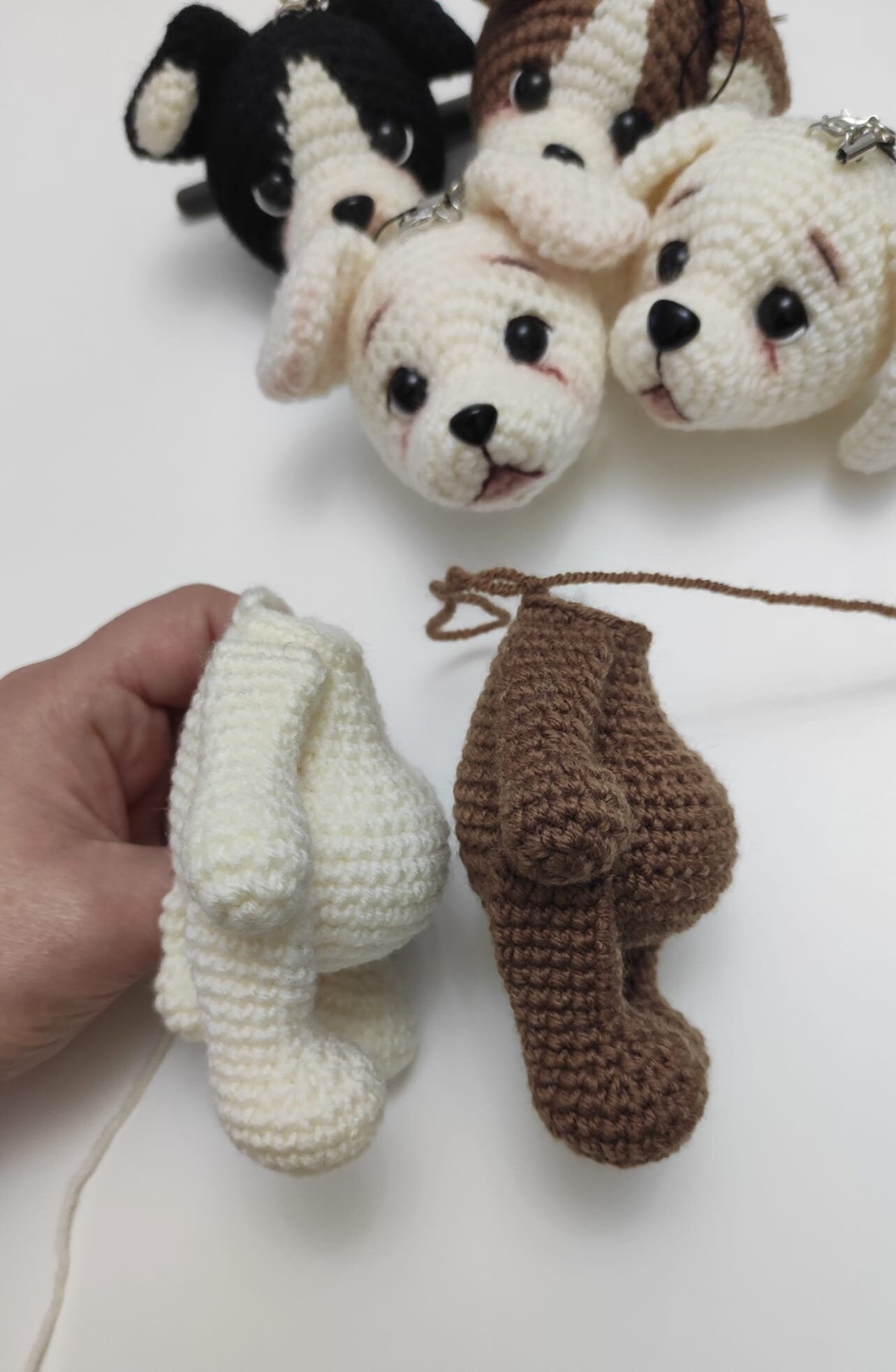 Crochet Animal Body Pattern, Fits Dog Keychain Heads (PDF Pattern) - Etsy
