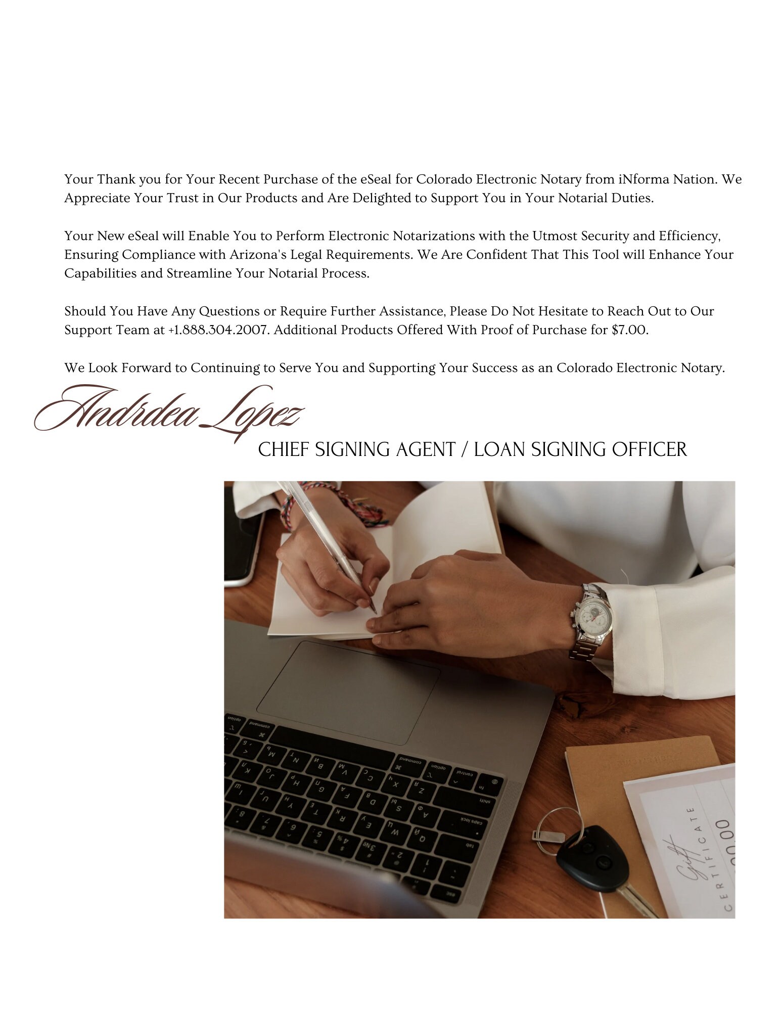 Colorado State Eseal Stamp - Approved Electronic Notary - Digital Eseal ...