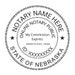 Nebraska State Eseal Stamp - Approved Electronic Notary - Digital Eseal ...