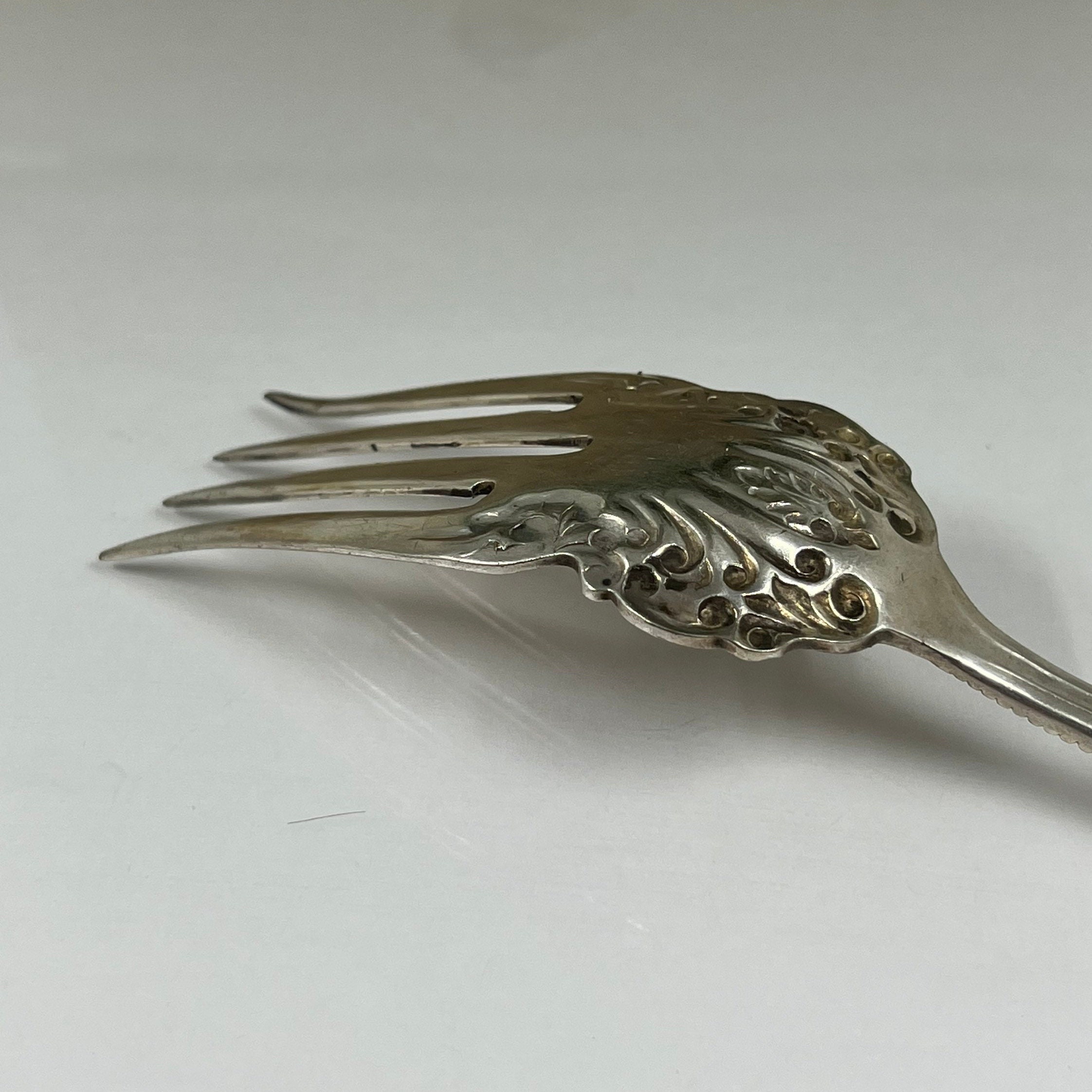 Vintage Antique Rogers AA Ornate Floral Personalized Silver - Etsy