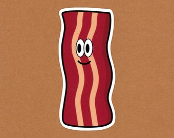 Bacon Sticker | Etsy