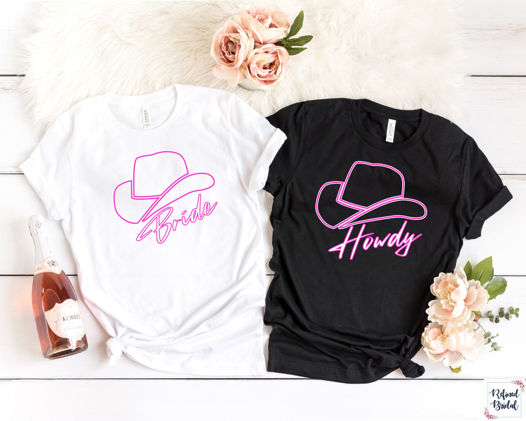 Bride Shirt Howdy Tee Bachelorette Party Shirts Cowgirl - Etsy