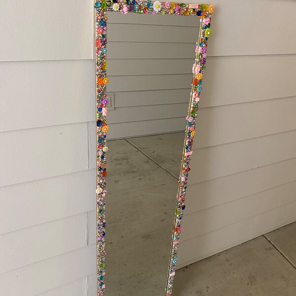 Bedazzled Mirror - Etsy
