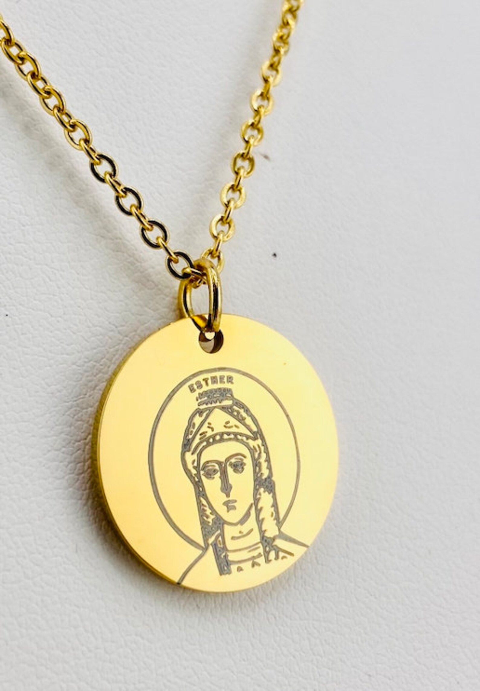 Queen Esther, Patron Saint of the Jews, Necklace, Eastern Orthodox ...