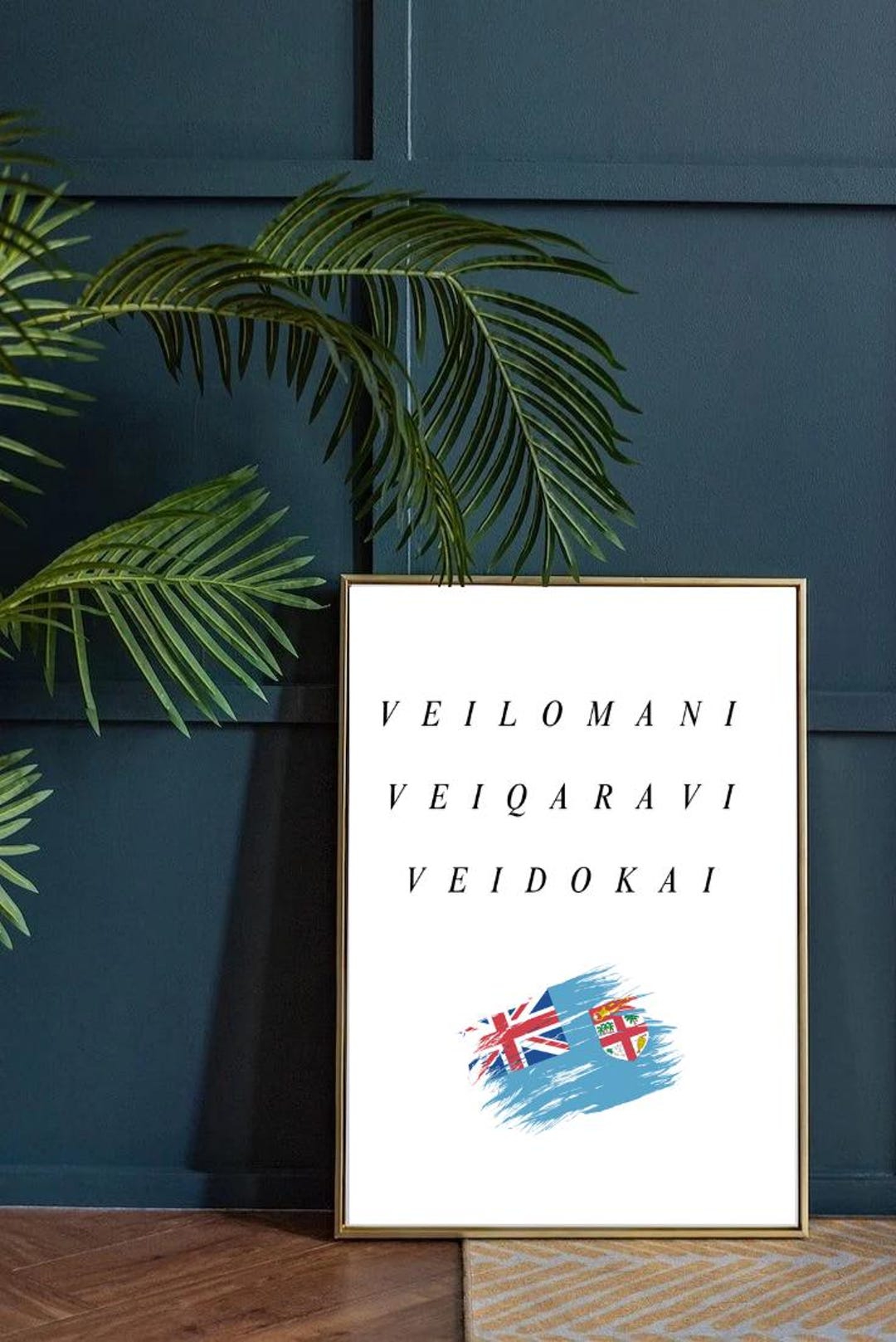 Fijian Language Wall Art: Home Decor (digital Download) Veilomani ...