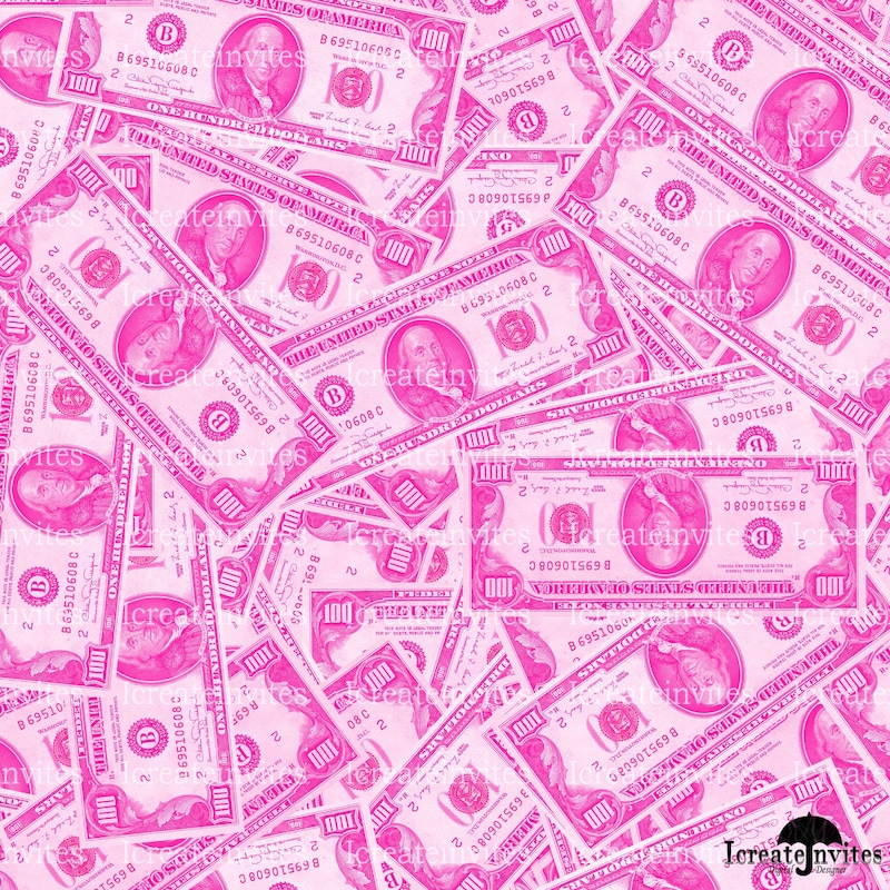 Pink Money Wallpaper - Etsy