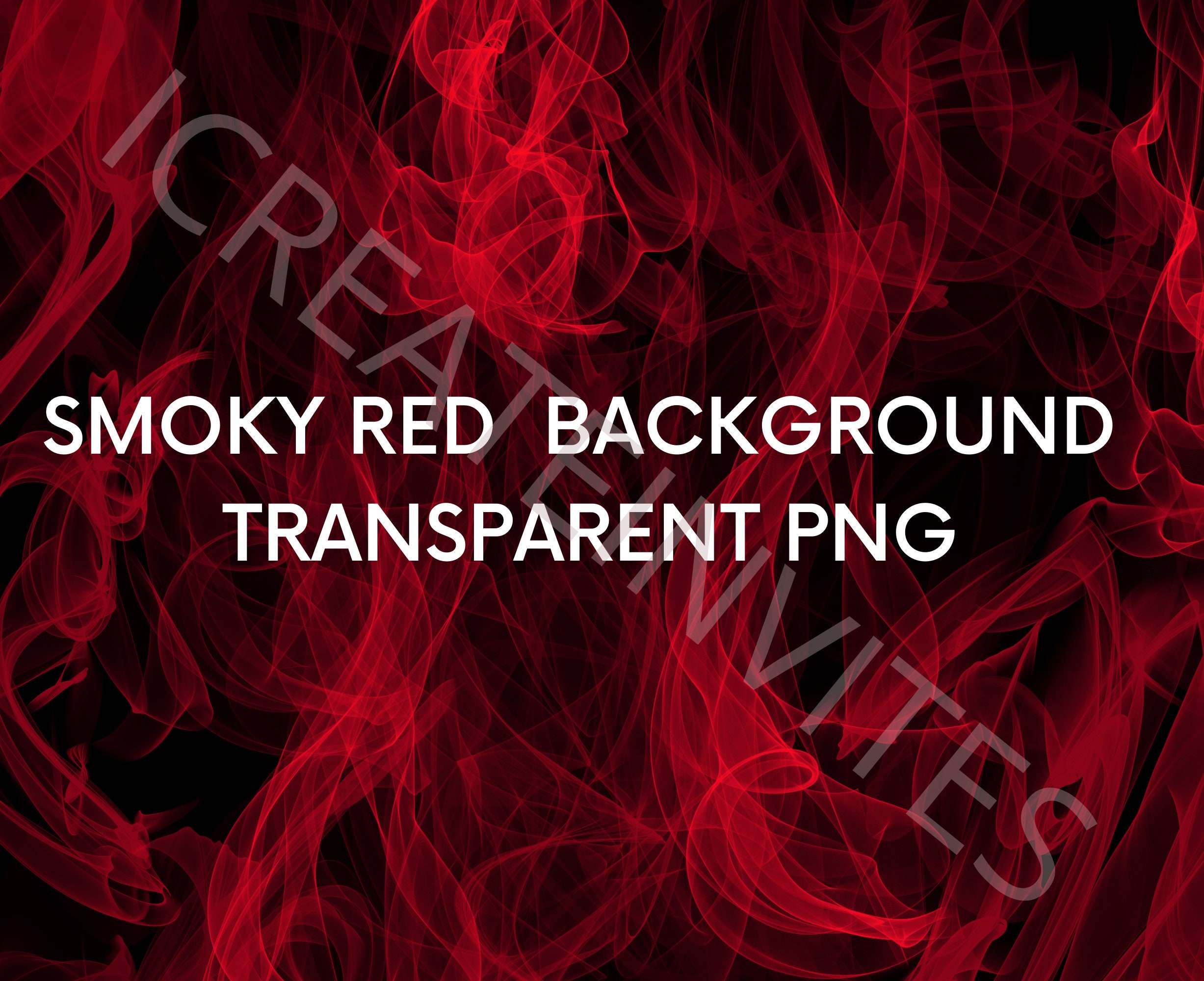 Red Smoky Background Tumbler Sublimation Transparent Png - Etsy