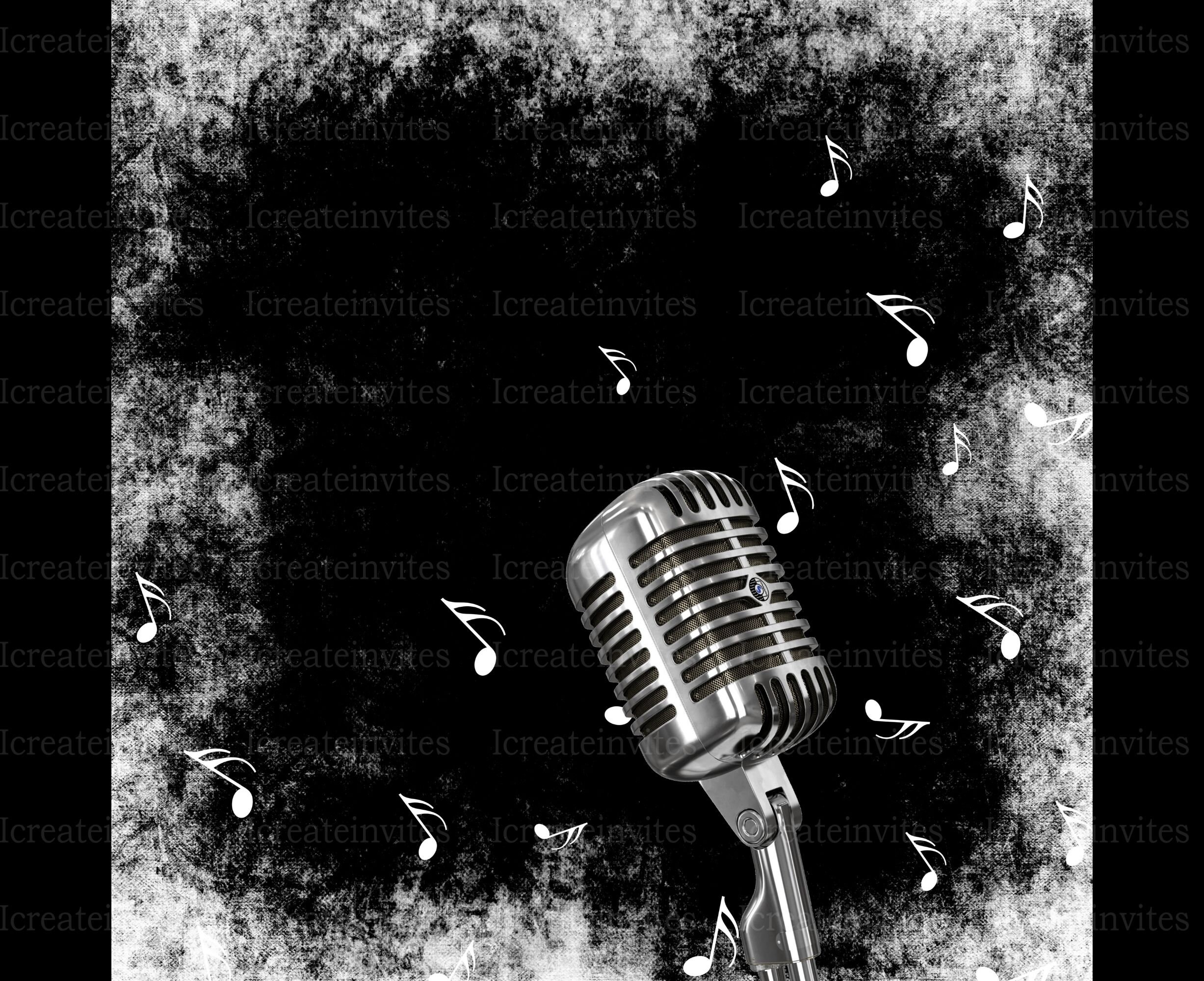 Singing Song Music Overlay Photography Overlays Transparent - Etsy