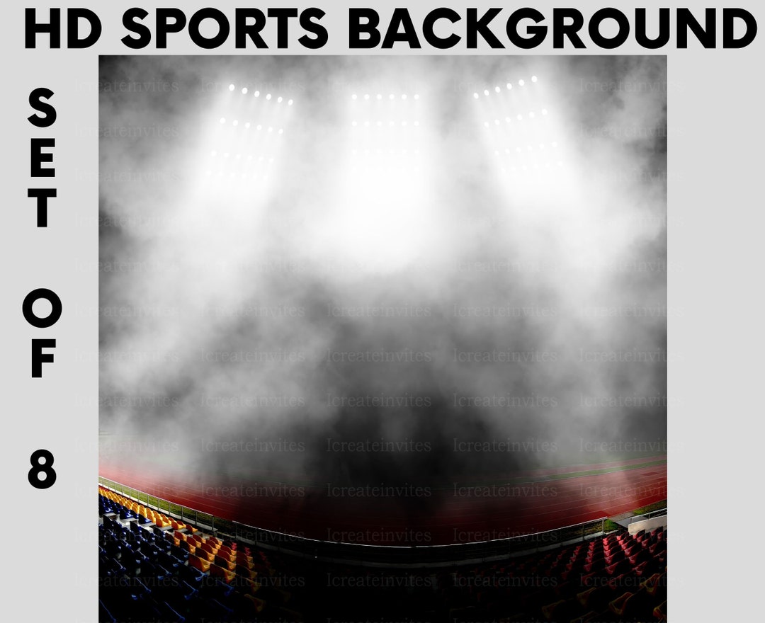 Sports Stadium Background Sport Backgrounds Smokey Sport - Etsy