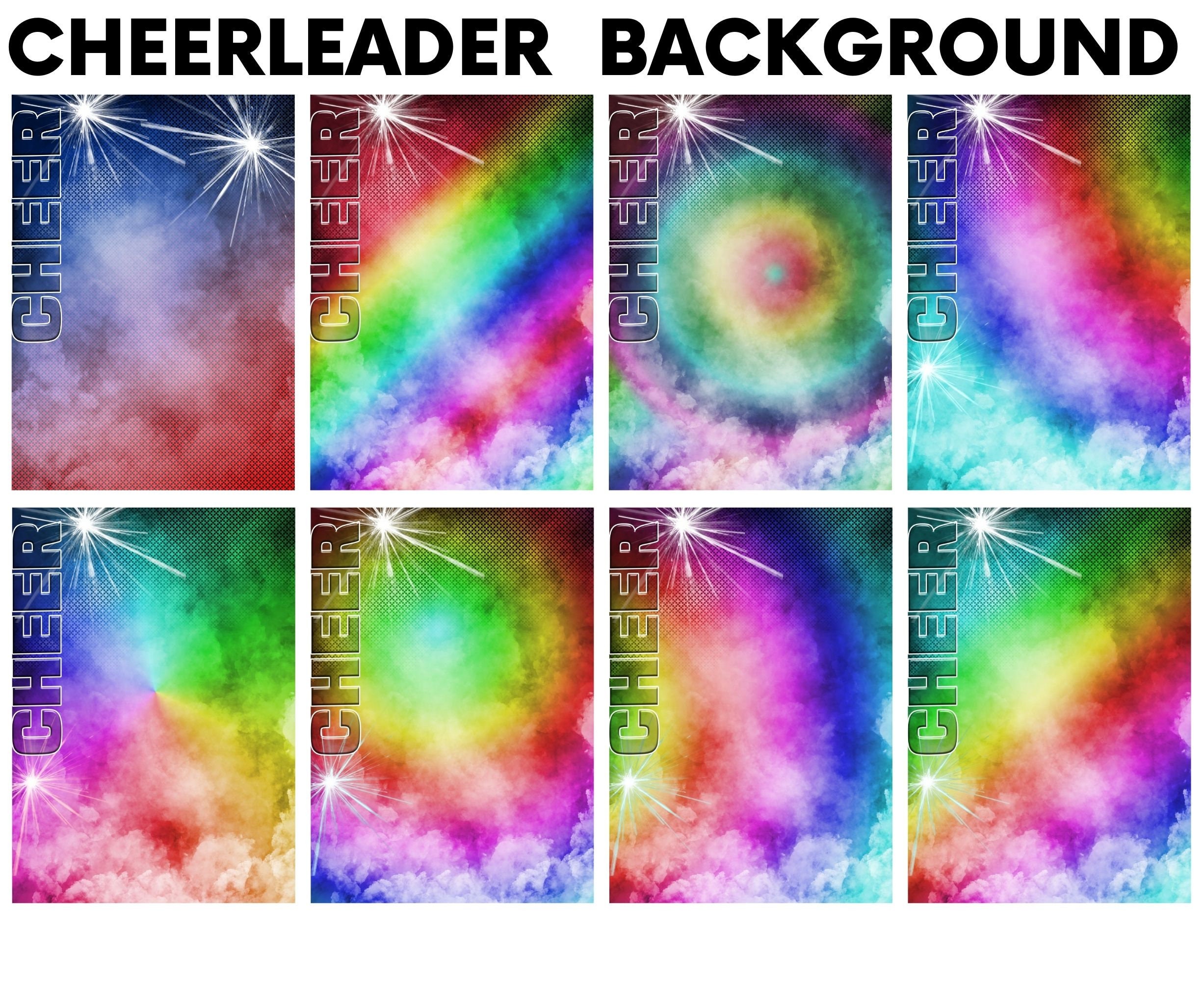 Cheer Background Hd Quality Instant Digital Download JPEG Athlete ...