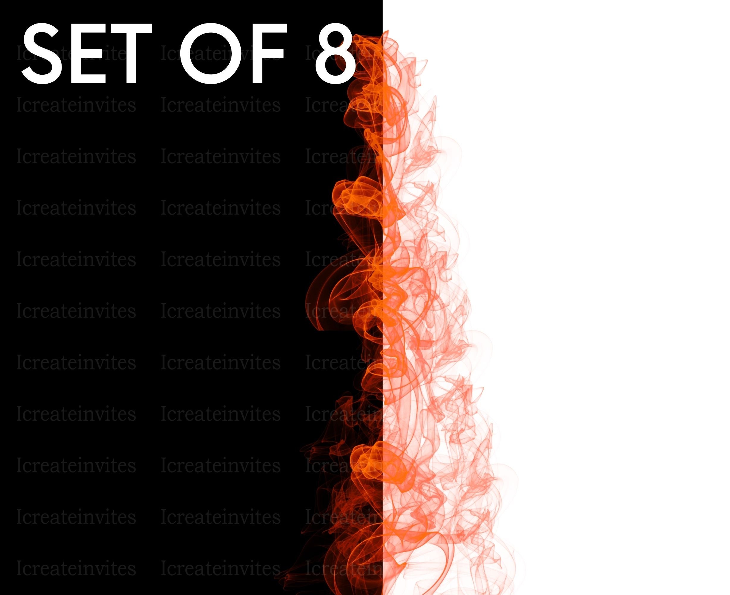 Tumbler Smoke Design Png Graphics for Sublimation Orange - Etsy