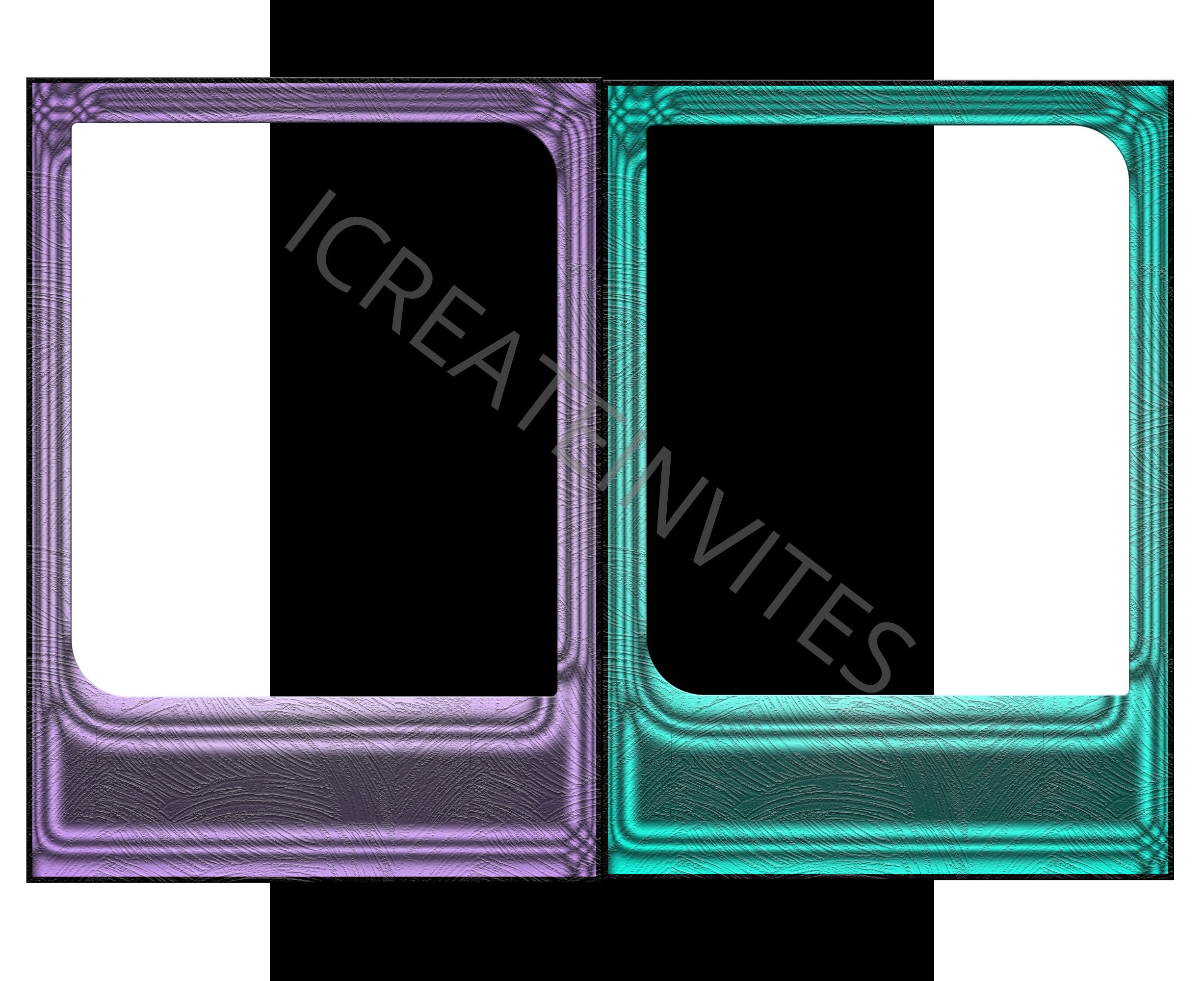 Blank Trading Card Template Png Set of 8 - Etsy