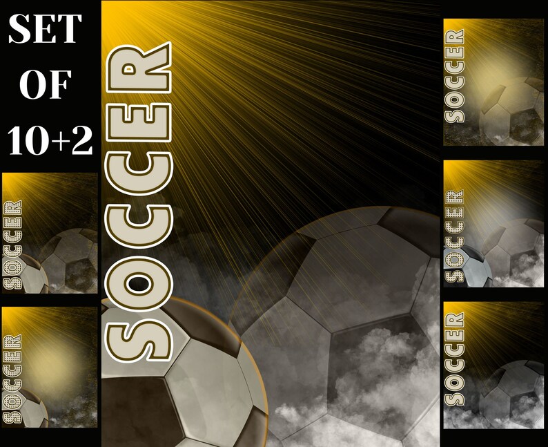 Soccer Background Football Background HD Sports Poster Backdrop - Etsy