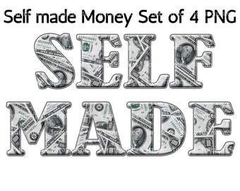Self Made Money Png - Etsy