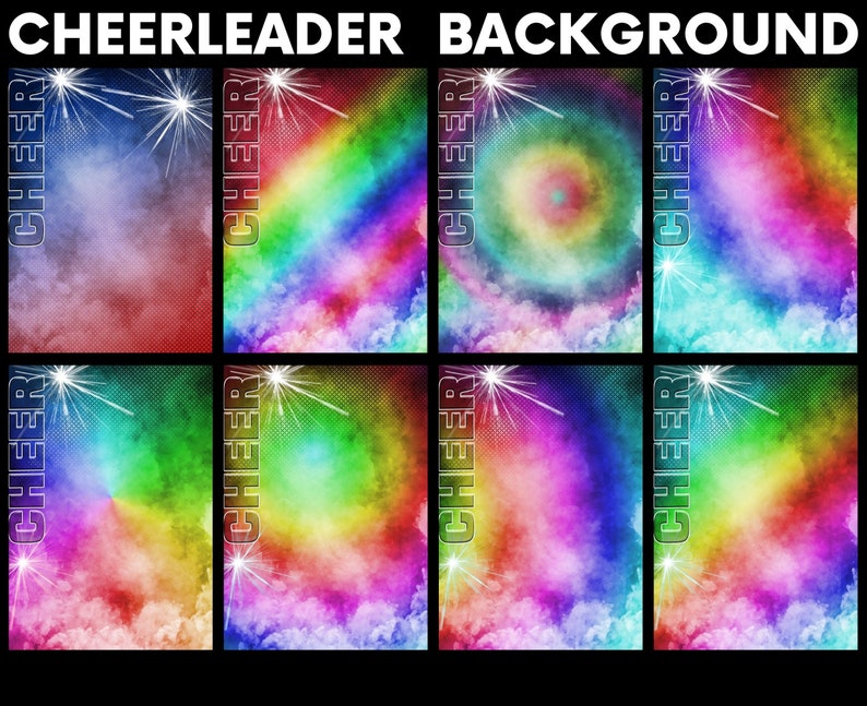 Cheer Background Hd Quality Instant Digital Download JPEG Athlete ...
