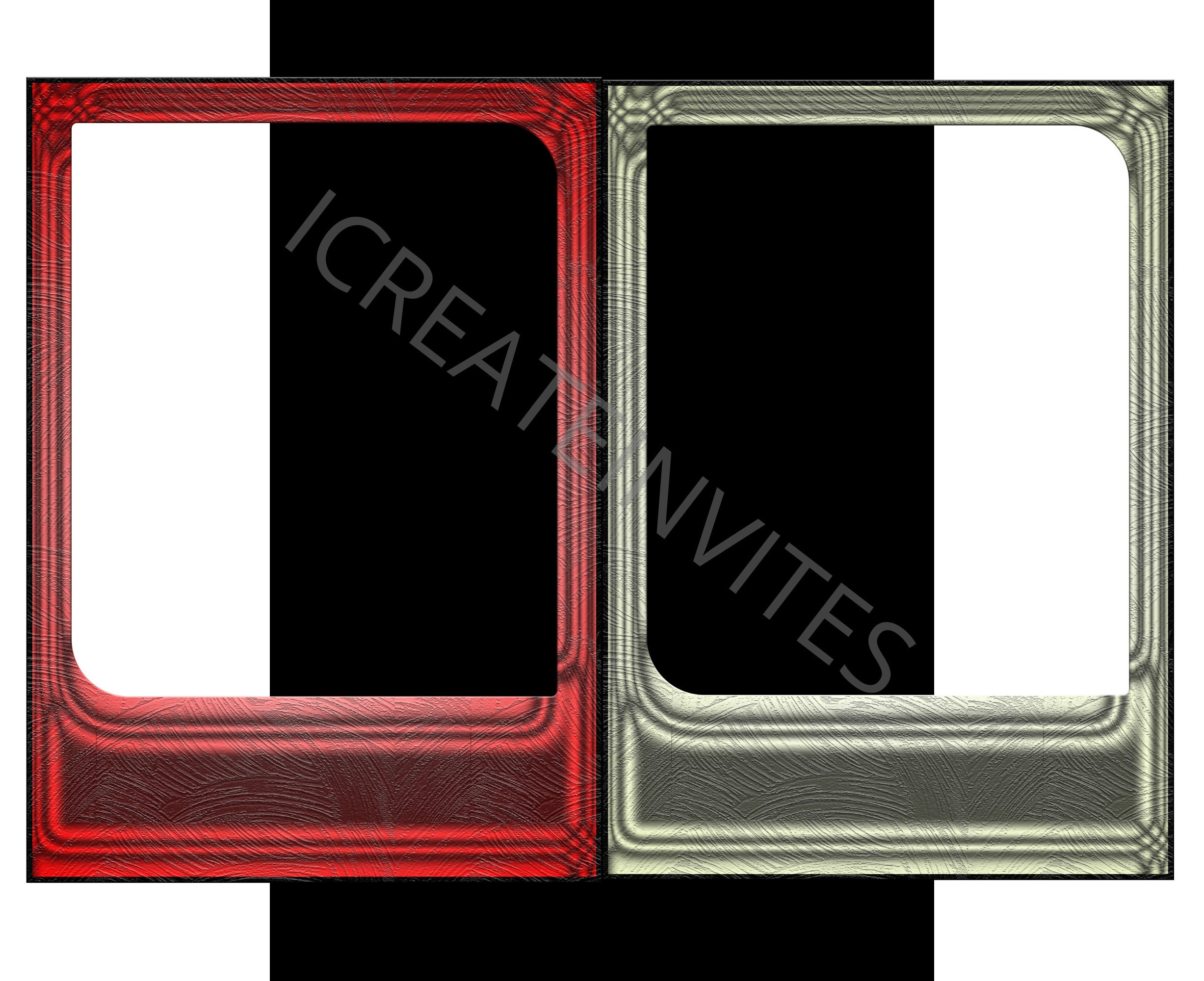 Blank Trading Card Template Png Set of 8 - Etsy