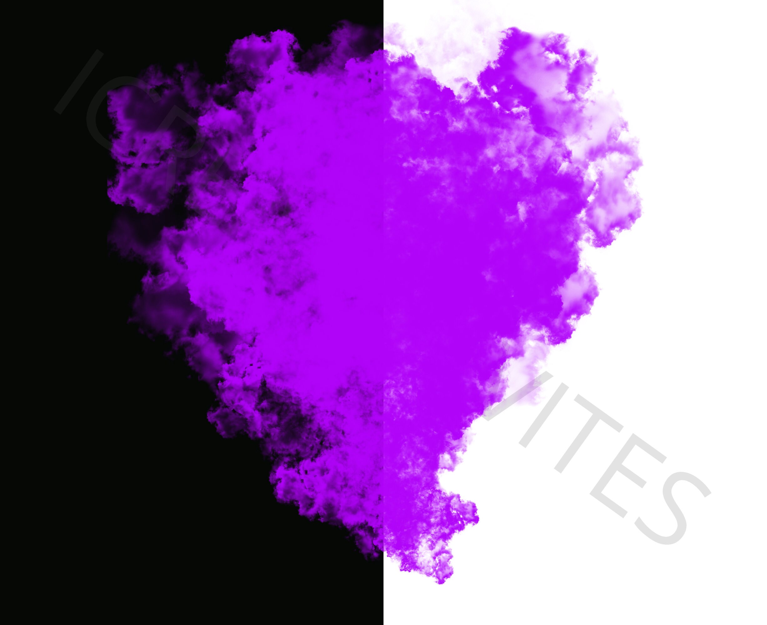 Purple Smoke Cloud Overlay Pack Transparent Background Png - Etsy