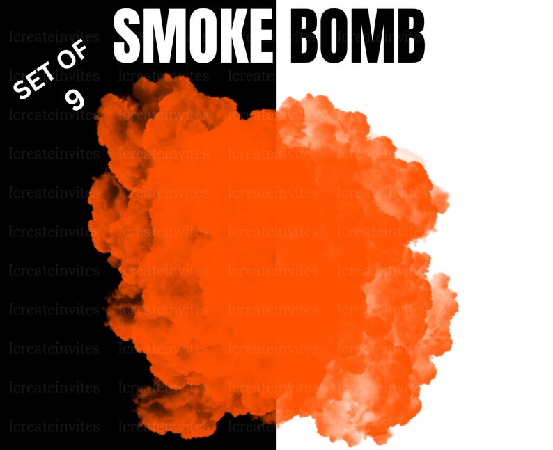 Smoke Png Smoke Bomb Overlay Bundle Transparent Background File Set of ...
